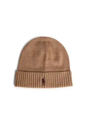 Ralph Lauren Wool Beanie - Beige