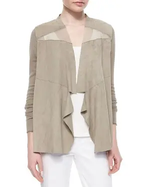 L'Agence Western Toile Osiris Jacquard Cardigan - Tan Multi
