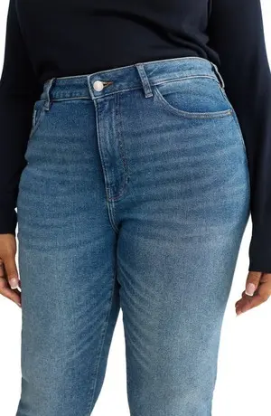 Warp + Weft Nao Raw Hem Crop Bootcut Jeans
