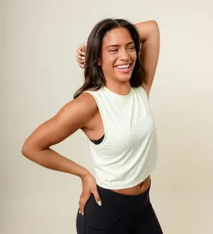 WHILE ON EARTH™ Range Tank Versatile Performance Top - Citron