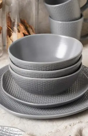STONE + LAIN Abigael Stoneware 4-piece Bowl Set