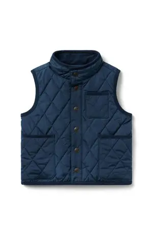 Janie And Jack Quilted Corduroy Vest