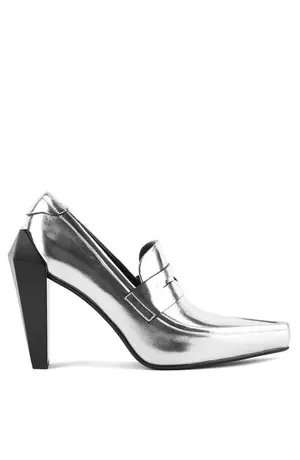 United Nude Gem Hi Loafer - Silver