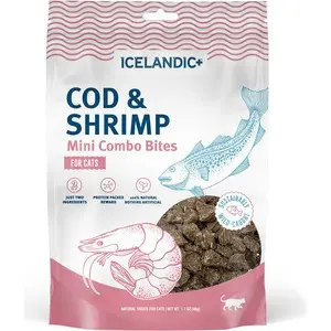 ICELANDIC+ Mini Combo Bites Cod & Shrimp - Brown