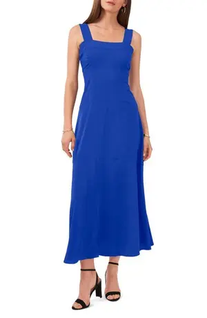 Vince Camuto Tiered Sleeveless Maxi Dress Cobalt