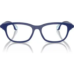 Burberry 47mm Rectangular Optical Glasses - Blue/demo Lens