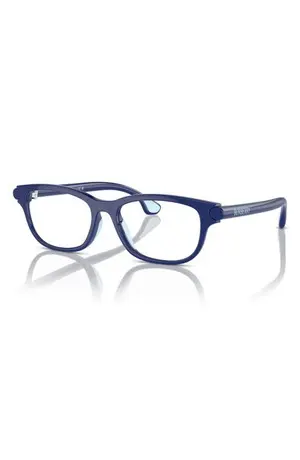 Burberry 47mm Rectangular Optical Glasses - Blue/demo Lens