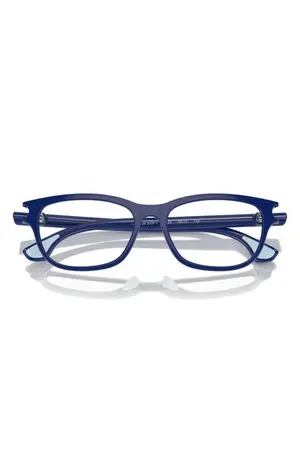 Burberry 47mm Rectangular Optical Glasses - Blue/demo Lens