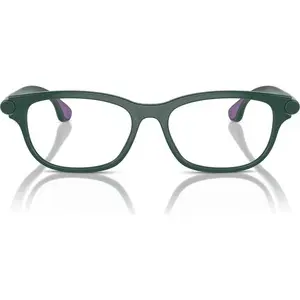 Burberry 47mm Rectangular Optical Glasses Green/demo Lens