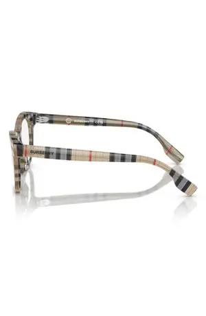 Burberry 44mm Cat Eye Optical Glasses - Vintage Check/demo Lens