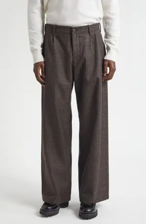 Our Legacy Bridge Plaid Vigin Wool Chinos