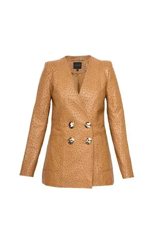 AS By DF Nadine Upcycled Leather Blazer