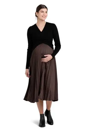 RIPE MATERNITY Willa Crop Nursing Sweater