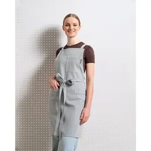 MEEMA Crossback Apron - Heavy Twill - Blue