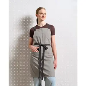 MEEMA Crossback Apron - Twill Charcoal