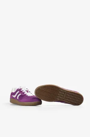 SCALPERS Numico Split Suede Sneakers - Purple