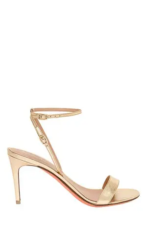 Santoni Leather High-heel Sandals - Gold