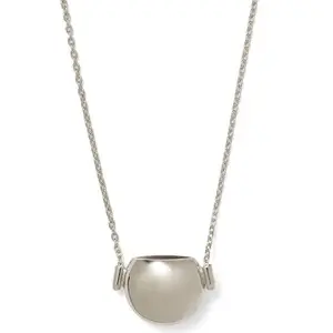 Lady Grey Relic Pendant Chain Necklace - Silver
