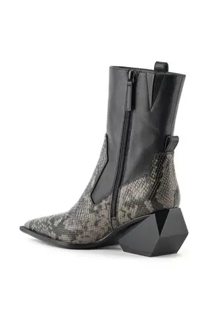 United Nude Ricky West Mid Ii Boots - Charcoal