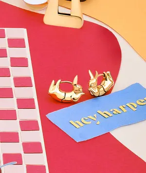 HEY HARPER Rabbit Earrings