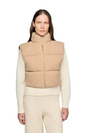 Sandro Zip Up Vests For Women