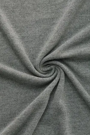 WOLF VS. GOAT (WVG) Heavyweight Short Sleeve Viscose Jersey Crewneck - Grey