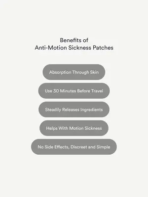 KIND PATCHES Anti-motion Sickness Patches