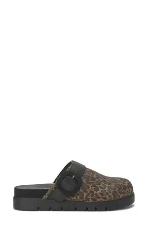Lucky Brand Sachie Clog - Natural Leopard Suede
