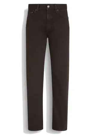 Zegna Roccia City Fit Jeans - Dark Brown