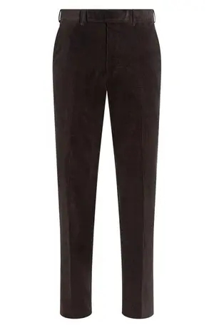 Zegna Cashco Stretch Cotton & Cashmere Corduroy Trousers