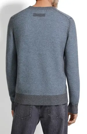 Zegna Oasi Cashmere Crewneck Sweater - Light Blue