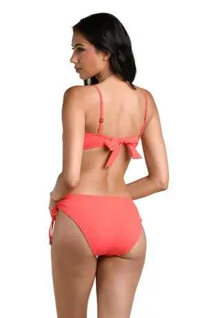 La Blanca Island Goddess Bandeau Bikini Top - Sunset Glow