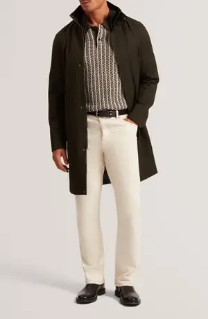 Ted Baker London Kolomer Textured Herringbone Polo