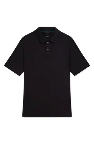 Ted Baker London Connall Cotton Polo - Black