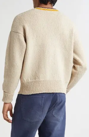 Visvim College Wool & Cashmere V-neck Sweater