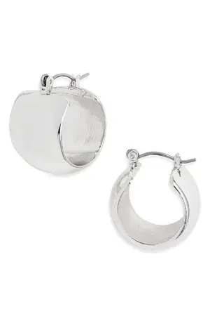 Nordstrom Huggie Hoop Earrings - Silver