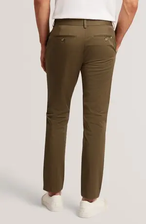 Ted Baker London Howetown Stretch Cotton Chinos - Khaki