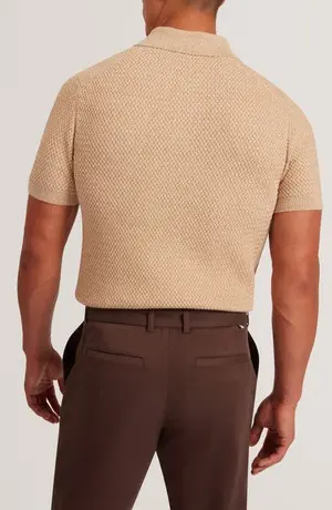 Ted Baker London Janko Textured Polo - Camel