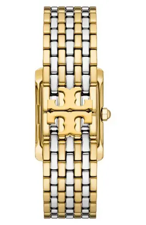 Tory Burch The Eleanor Crystal Bracelet Watch - Two Tone