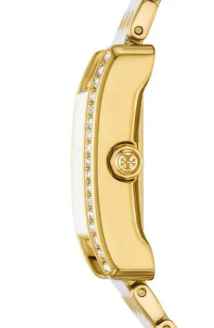 Tory Burch The Eleanor Crystal Bracelet Watch - Two Tone