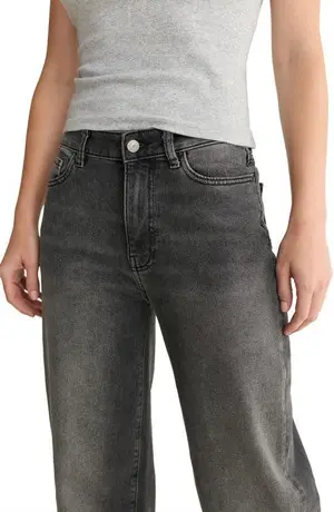 Warp + Weft Nce High Waist Wide Leg Jeans
