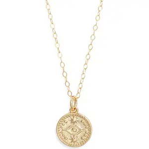 CHILD OF WILD Delicate Protection Pendant Necklace - Gold