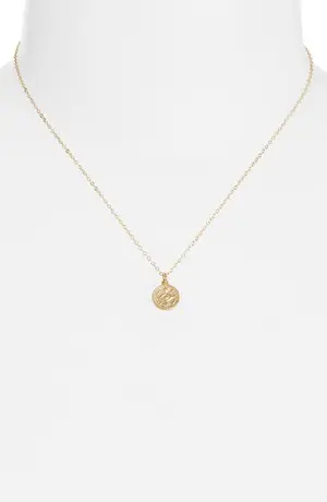 CHILD OF WILD Delicate Protection Pendant Necklace - Gold