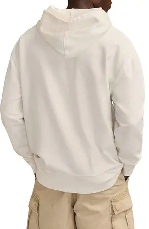 Lucky Brand Skull Embroidered Hoodie