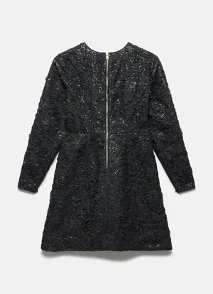 Mint Velvet Sequin Applique Mini Dress