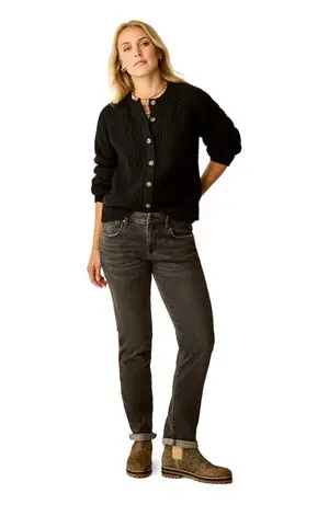 Carve Designs Daphne Wool Cardigan - Black