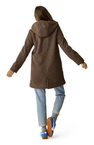 Carve Designs Indy Boucle Fleece Jacket - Espresso