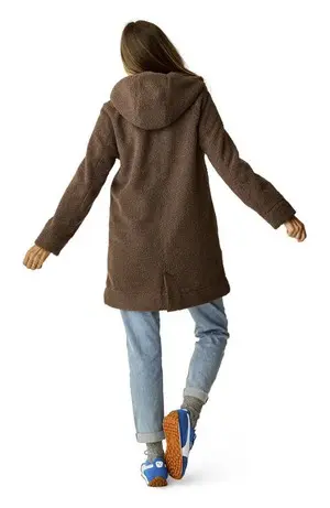 Carve Designs Indy Boucle Fleece Jacket - Espresso