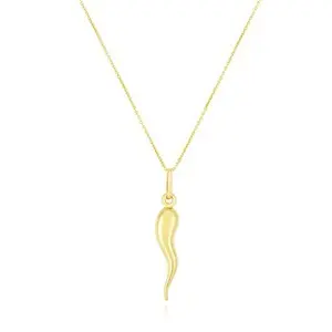 THE LOVERY FINE JEWELRY Gold Horn Necklace - Yellow Gold