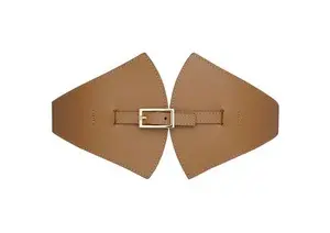 VAINCOURT PARIS La Remarquable Leather Belt - Camel